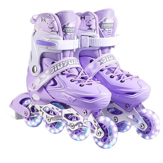 Leopard Roller Skates - Adjustable Inline Skates for Kids & Adults