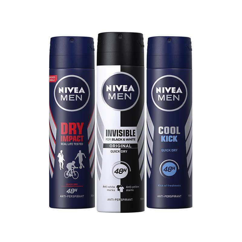 Nivea Men's Body Mist with Fresh Fragrance