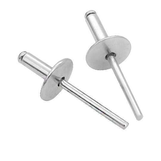 Aluminum Large Brim Blind Rivets - Open Type Large Round Head ...