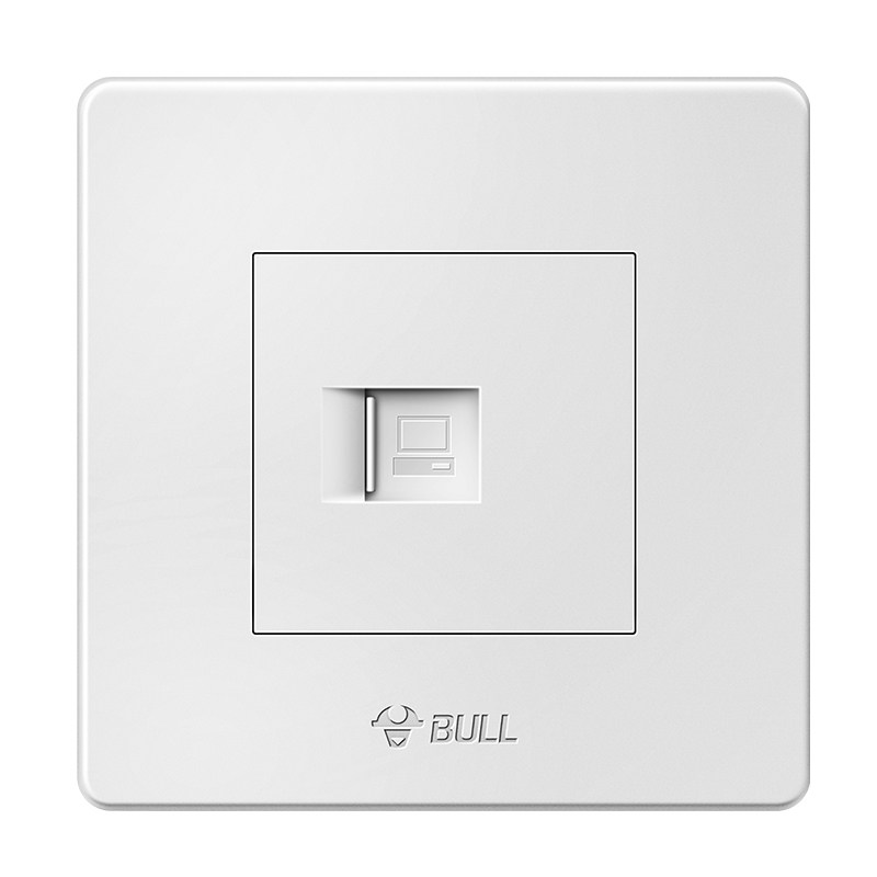 Bull Open-Mounted Gigabit Network Cable Plug - Dual Network Port ...