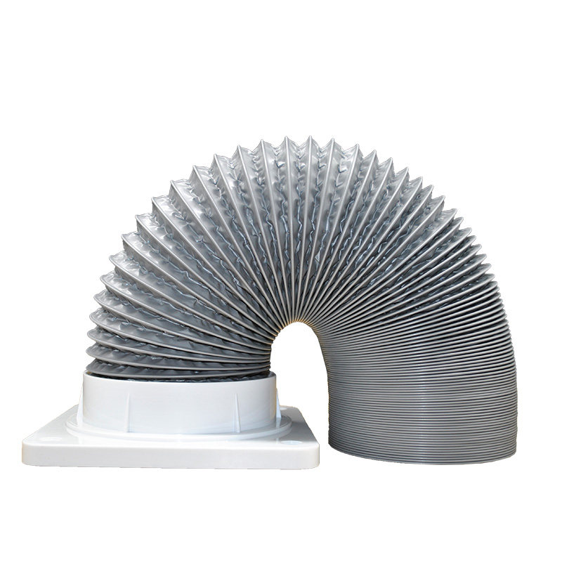 Fresh Air Aluminum Foil Composite Flexible Pipe - Square to Round ...