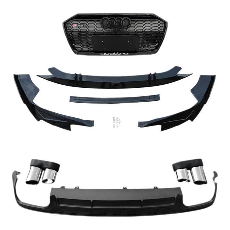 09-23 أودي a4l مركز الشبكة تعديل rs4 العسل الجبهة المحيطي الضباب مصباح الوفير الشفة الخلفية ...