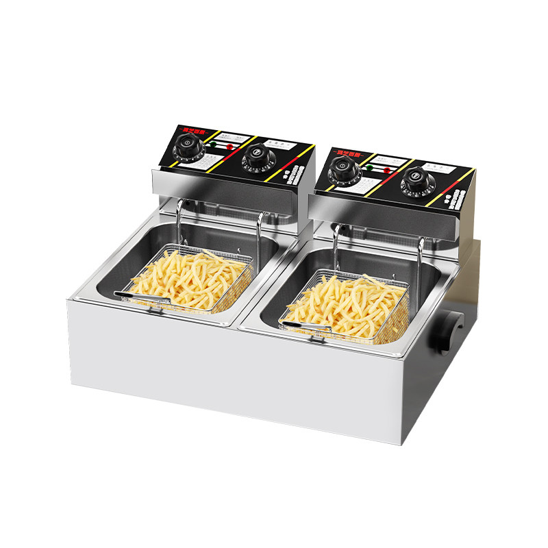 Hongyi Electric Fryer - Commercial Double-Cylinder Large-Capacity ...