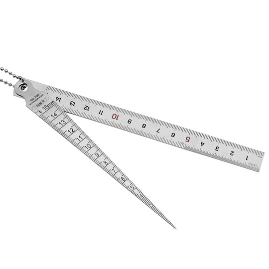 Stainless Steel Aperture Ruler Gap Measuring Tool Set