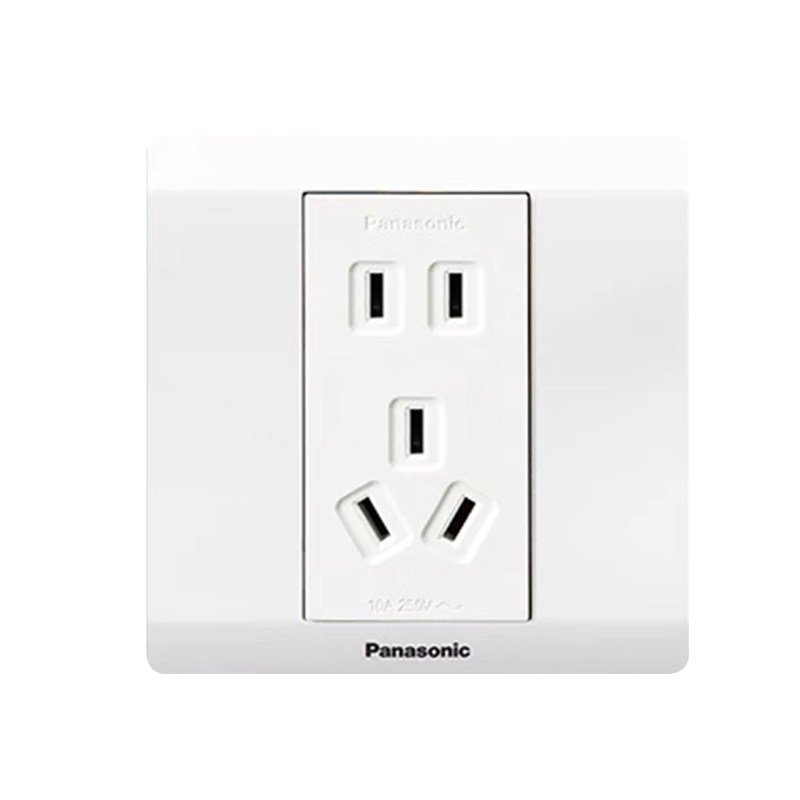 Panasonic Switch Socket with Multiple Openings and Control Options