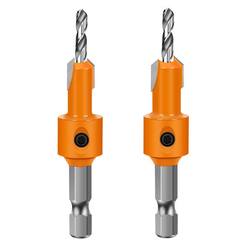 Countersink Drill Bit - Hexagonal Handle Taper Hole Screw Installation Tool for Woodworking