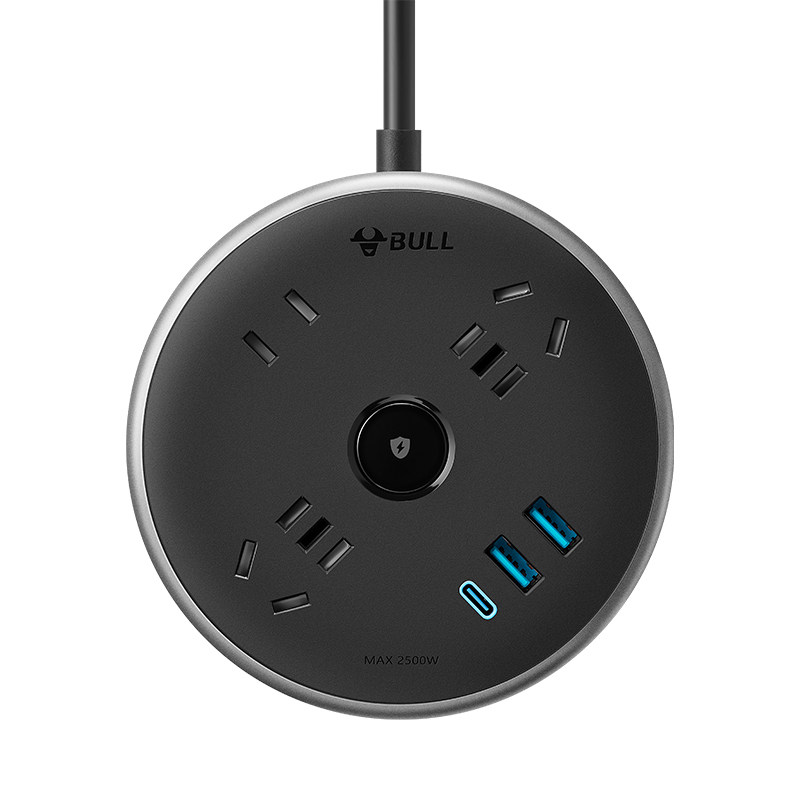 Bull Smart Socket Panel - Anti-Surge Power Strip with Switch and Long Line