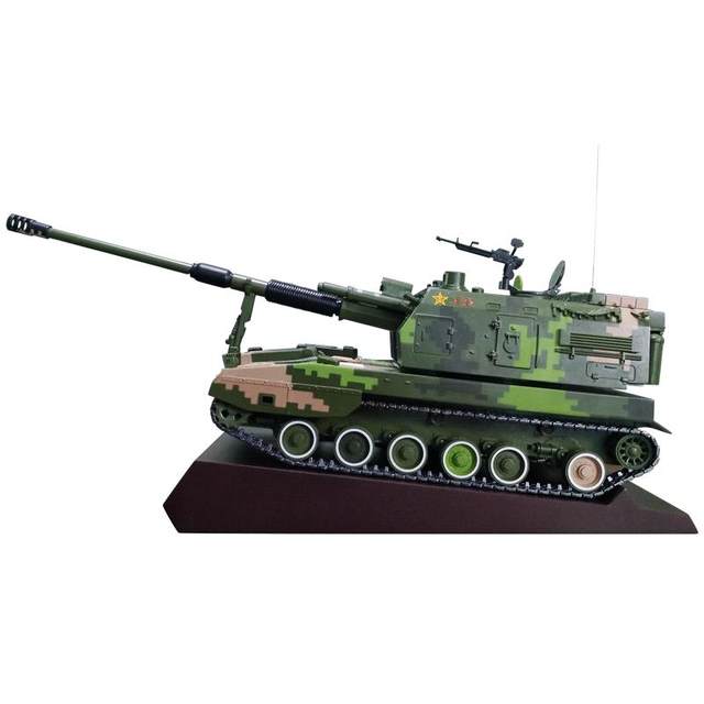1:18 PLZ-05 type 155 mm self-propelled grenade model gun grenade cannon ...