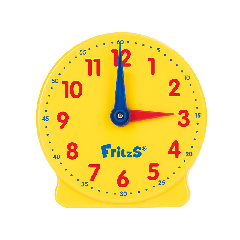 Fritzs Children's Learning Clock - Time Teaching Aid for Ages 5-12