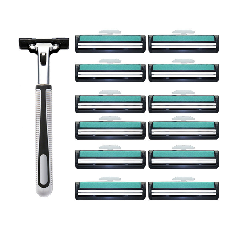 Xinyuhui 2-Layer Manual Shave Razor - Double Blade Replacement Razor