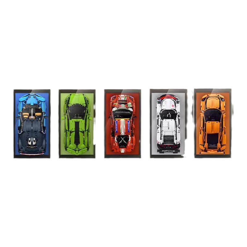 Brick Bling Lego Vitrin - Porsche 911, Lamborghini, Ferrari
