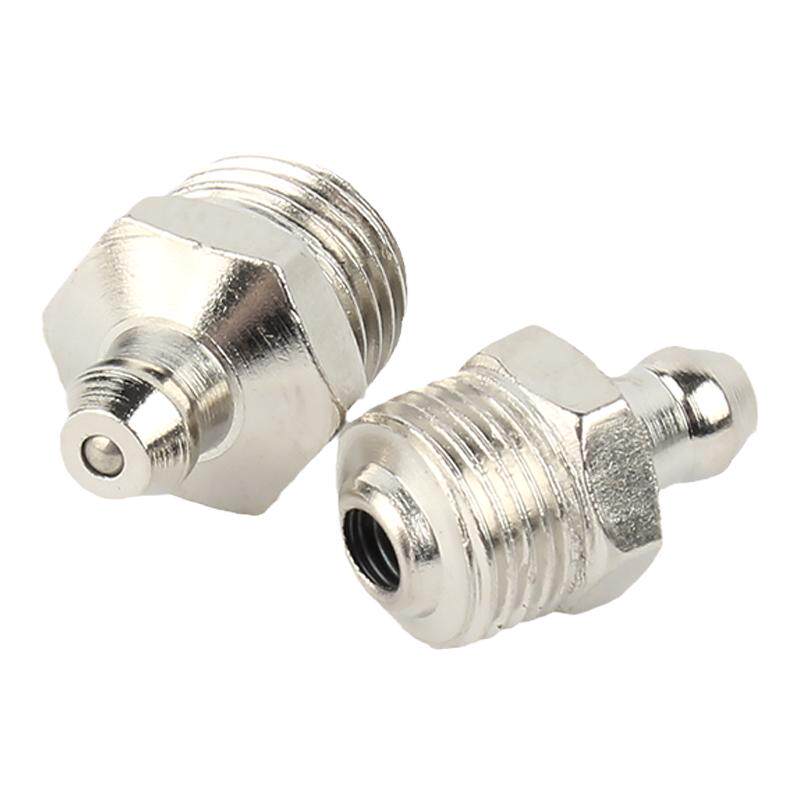 Guwangi Grease Nozzle M6 M8 M10 M12 M14 G1/8 - Nickel Plated Carbon Steel