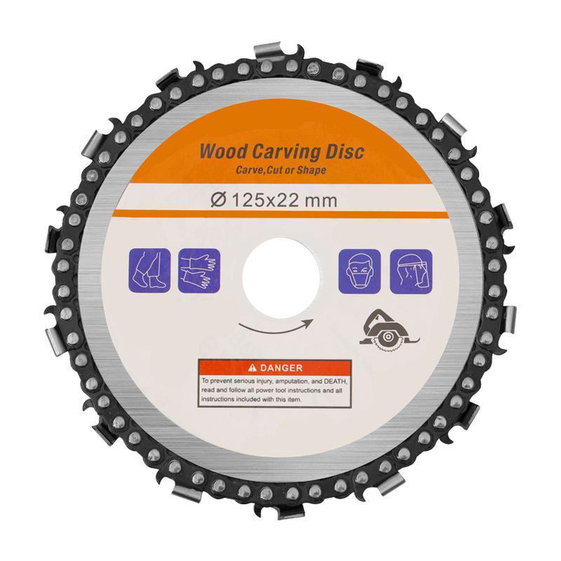 Angle Grinder Woodworking Chain Disc for Root Carving and Sawing