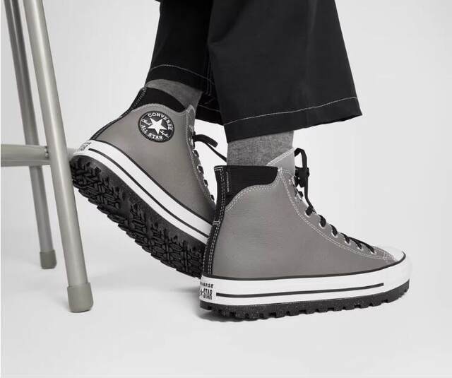 Genuine Converse men's and women's autumn and winter high-top leather ...