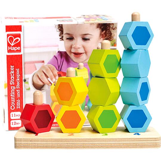 Hape Number Blocks Early Educational Wooden Toy - 1-10 Years