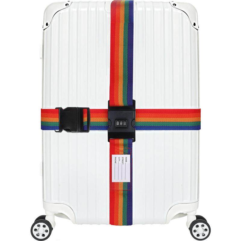 One-Word Cross Password Lock Trolley Box | Suitcase Binding Belt ...