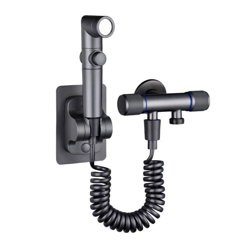 Toilet Flushing Spray Gun Faucet - High Pressure Boost, Bidet Nozzle ...