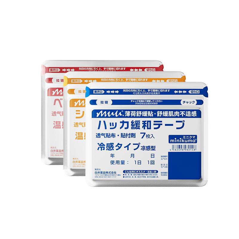 Minikuma Japanese Plaster Patch Relieves Muscle Pain Medicated Patch