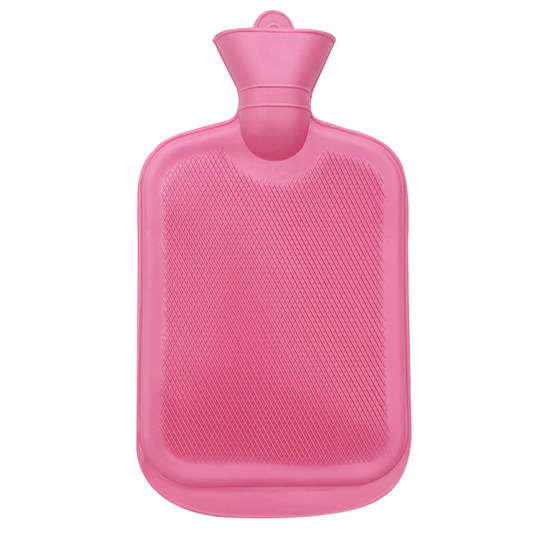 Rubber Hot Water Bottle - Old-Fashioned Flushing Hot Water Bottle for ...