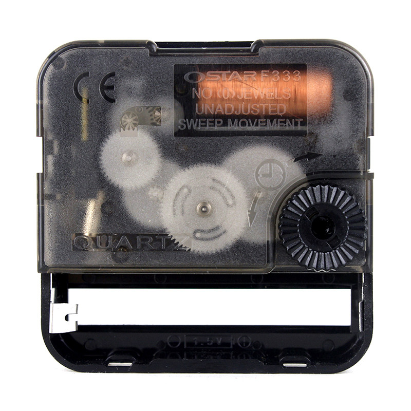 Ostar F333 Quartz Clock Movement - Silent Sweep Second Mechanism for ...