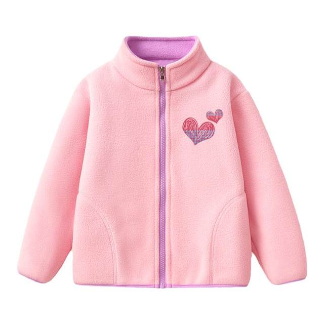 La Chapelle Girls' Polar Fleece Jacket for Big Girls Warm Fleece Winter ...