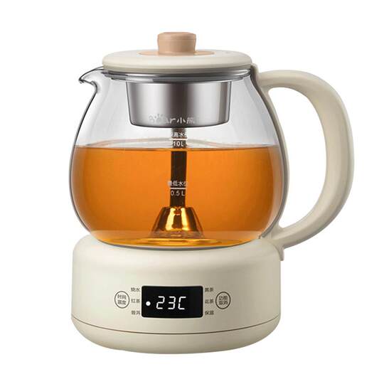 Bear tea maker - 가정 및 사무실용 자동 차 스티머 | 소형 1l 푸얼 찻주전자 | 건강 혜택