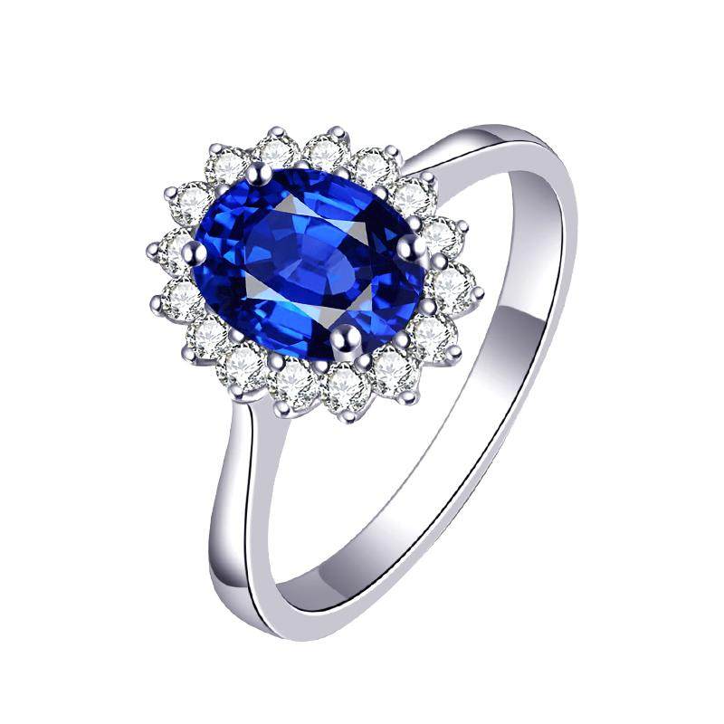 Anillo Il&co Classic Princess Diamante Rubí 18K Oro