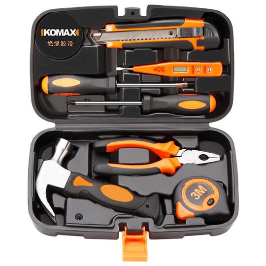 Comes 9-Piece Home Manual Tool Set - Hardware & Woodworking