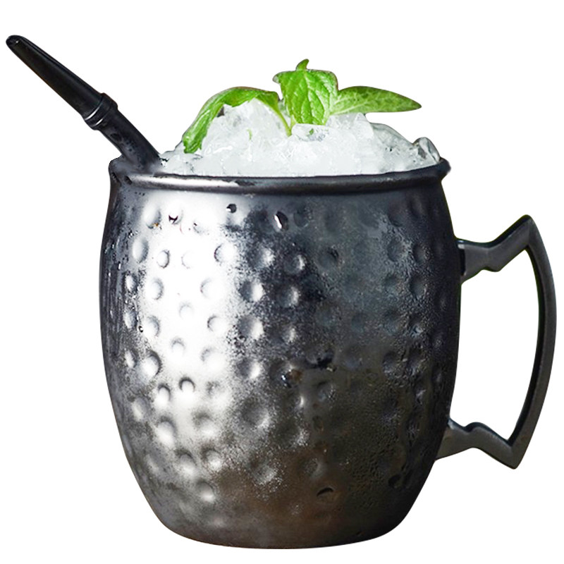 Barx Moscow Mule Copper Cup - 500-600ml Stainless Steel Cocktail Glass