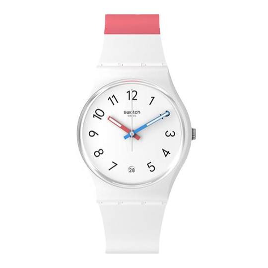 Swatch Swiss Men's and Women's Watch - Simple Contrast Color Trend ...