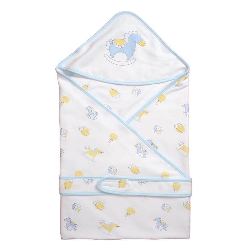 Newborn Baby Quilt - 100% Cotton Swaddle Bag - Spring/Summer/Autumn