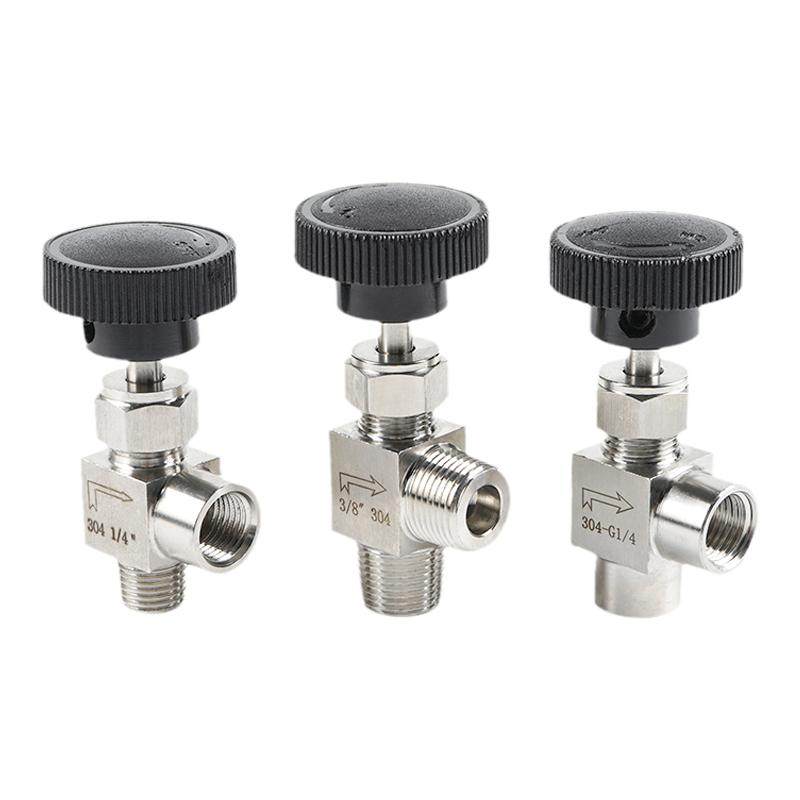 Stainless Steel Right Angle Needle Valve 304 - Angle Control Valve 90 ...