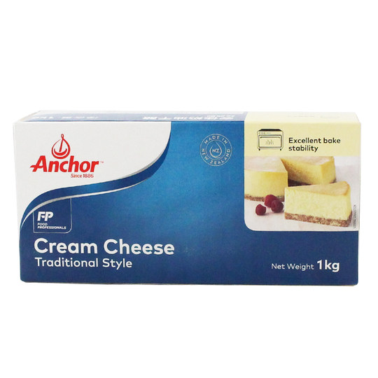 Anjia Cream Cheese 1kg - Imported Cheese for Cheese Cake Smear & Baking