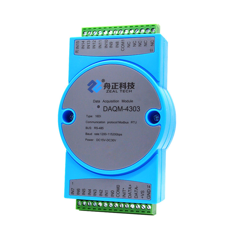 Zhouzheng Technology 16-Channel Digital Input Module - 485 Modbus ...