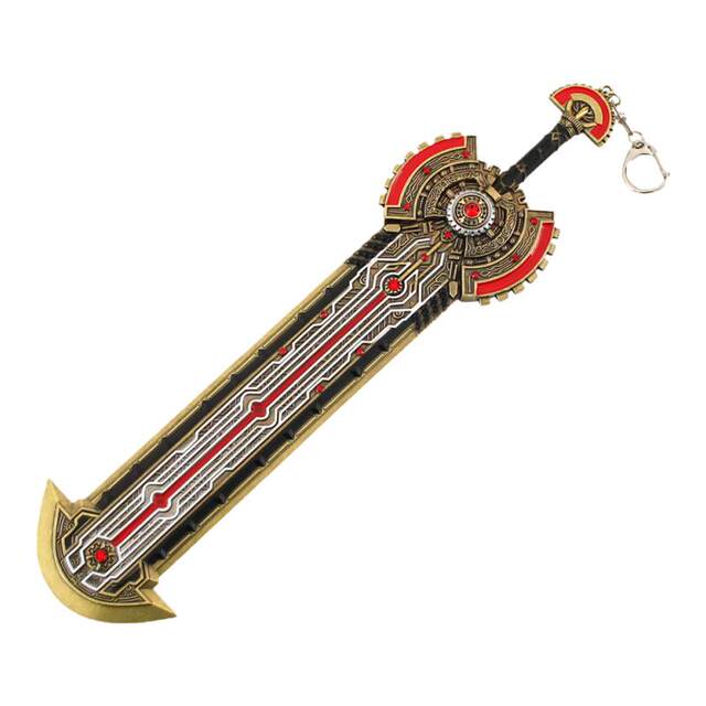 28CM Douluo 2 animation peripheral weapon model Ji Juechen's sword of ...