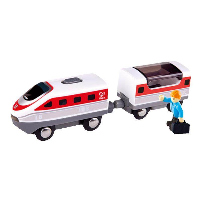 Hape Electric Wooden Train Locomotive - Educational Toy Compatible with ...