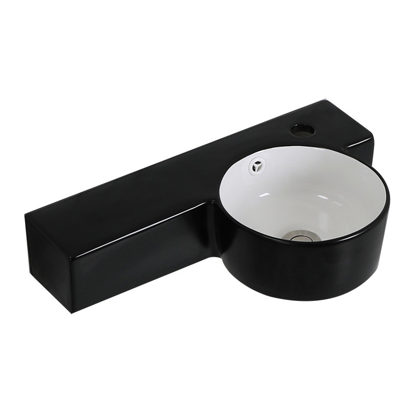 Small Apartment Wall-Mounted Washbasin - Ceramic Hanging Basin for ...