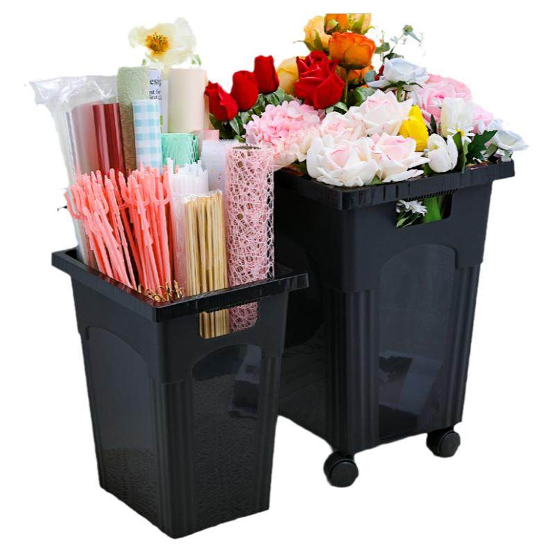French Wake-Up Flower Bucket Flower Packaging Bucket Flower Arrangement ...