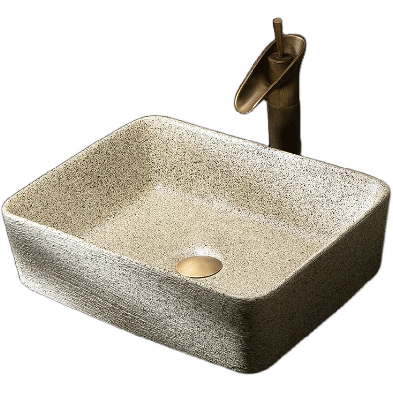Ceramic Table Basin Wash Basin - Single Basin Household Basin in Wabi ...