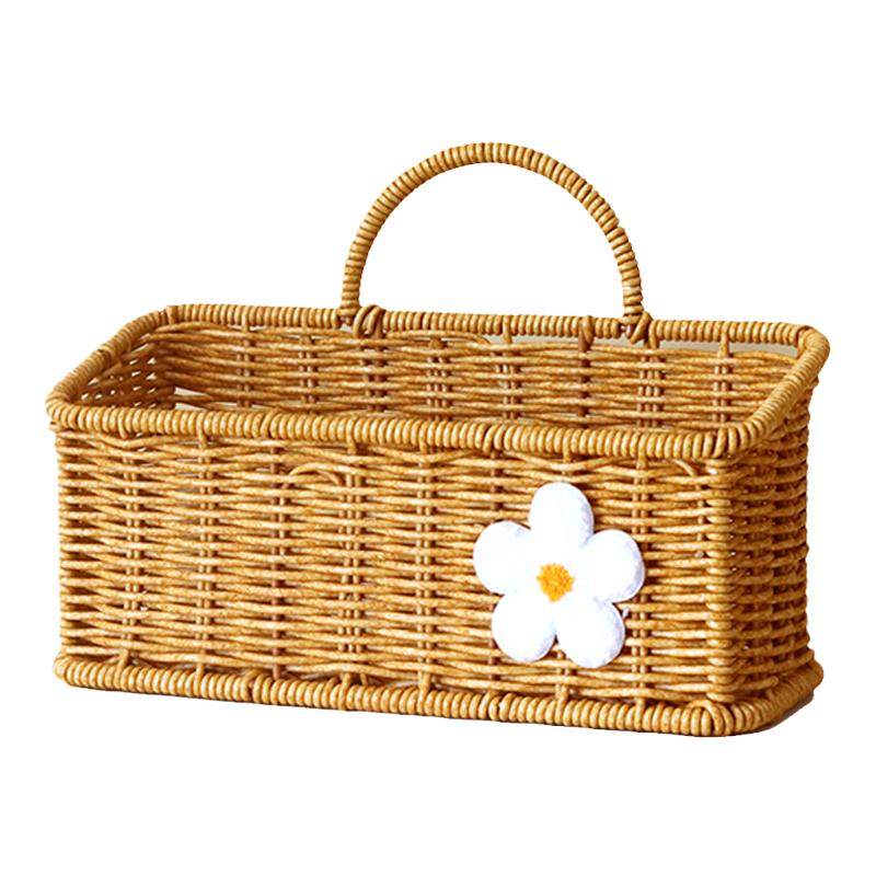 Ginger and Garlic Storage Basket Imitation Rattan Hand-Woven Small ...