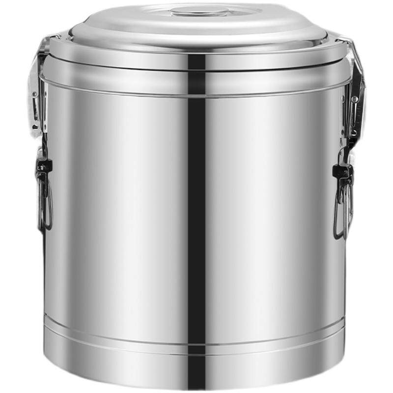 304 Stainless Steel Insulation Bucket - Large-Capacity Commercial Rice ...