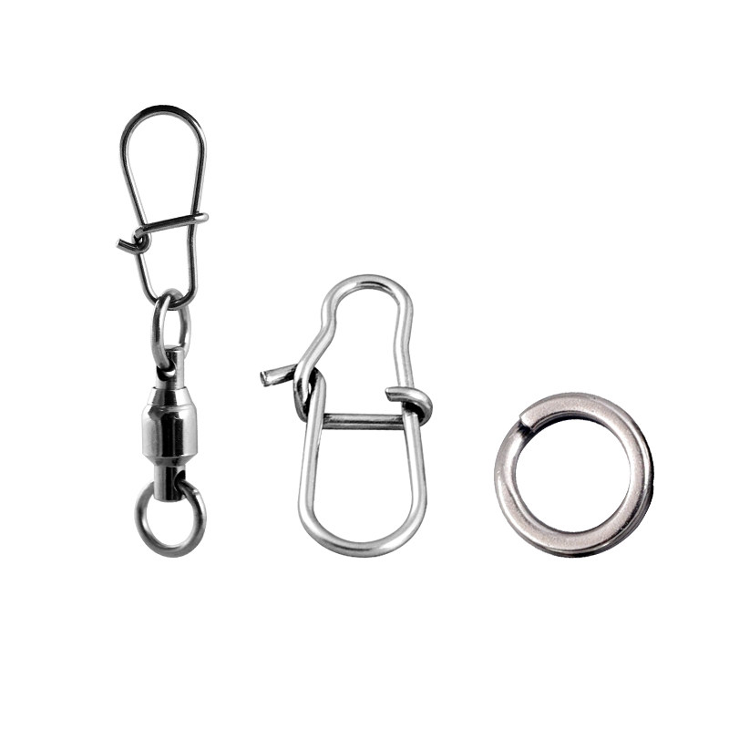 Morigen Rotary Pin Luer Double Ring - Fishing Accessory