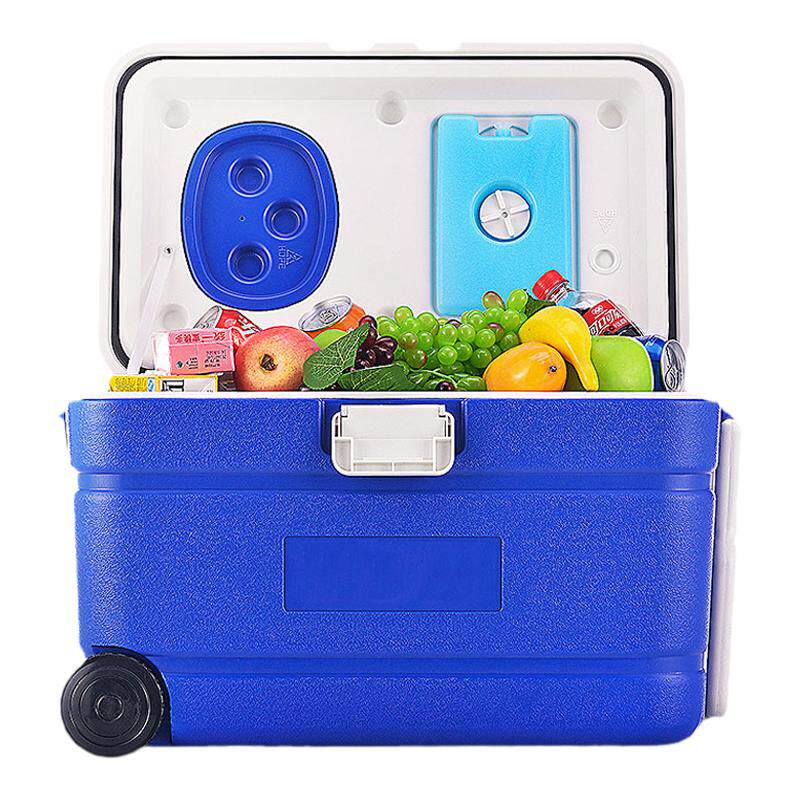 Icers 45L Food Insulated Box Trolley Cooler - Camping & Reagent Storage