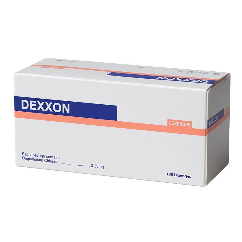 Axcel Diquinonium Chloride Lozenges - 100 Tablets for Sore Throat