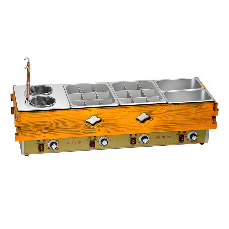 Kanto Cooking Machine | Commercial Three-Cylinder Wooden Frame Equipment