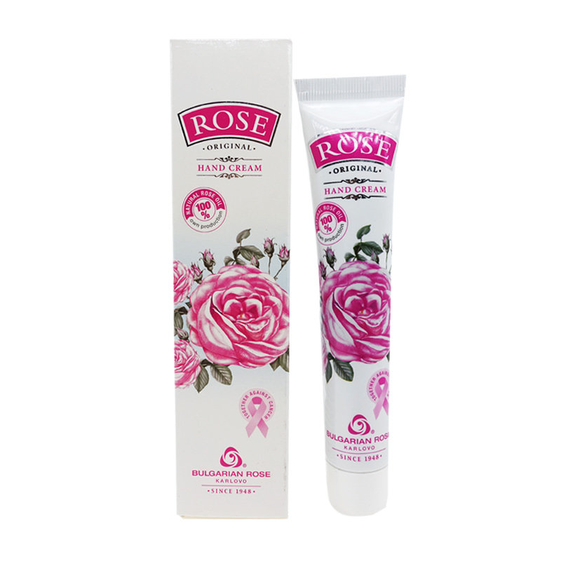 Rose Essential Oil Nourishing Hand Cream 50ml - Imported from Bulgaria ...