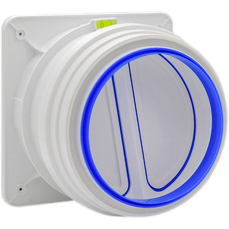 Flue Check Valve - Kitchen Range Hood Smoke Exhaust - Plastic One-Way Valve