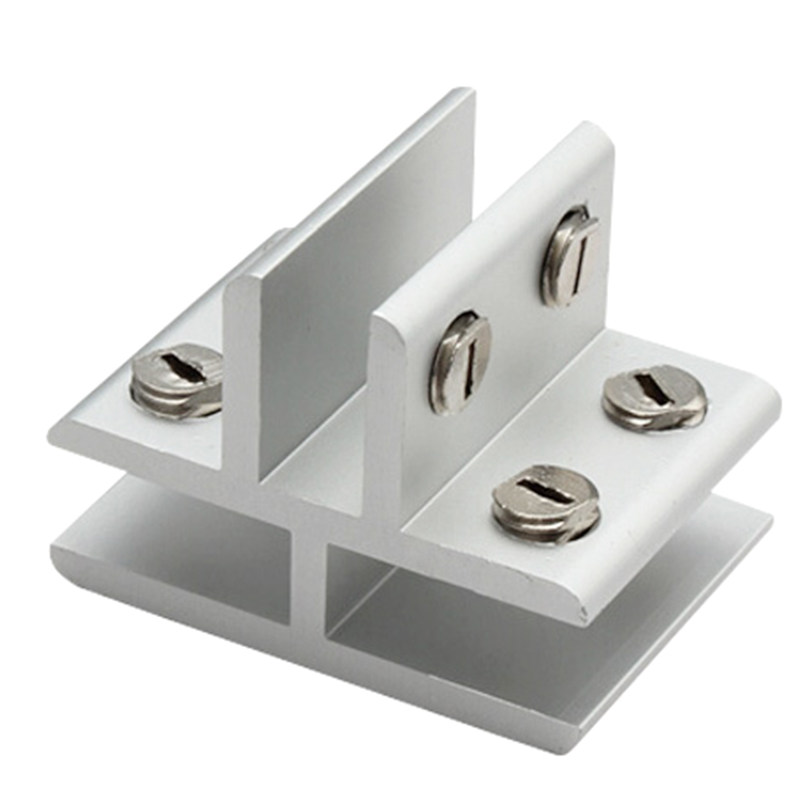 Aluminum Alloy Glass Clip Fixed Clip 90 Degree T-Shaped Cross Clip ...