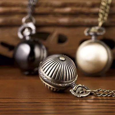 Creative and versatile nostalgic clear digital pocket watch pendant ...