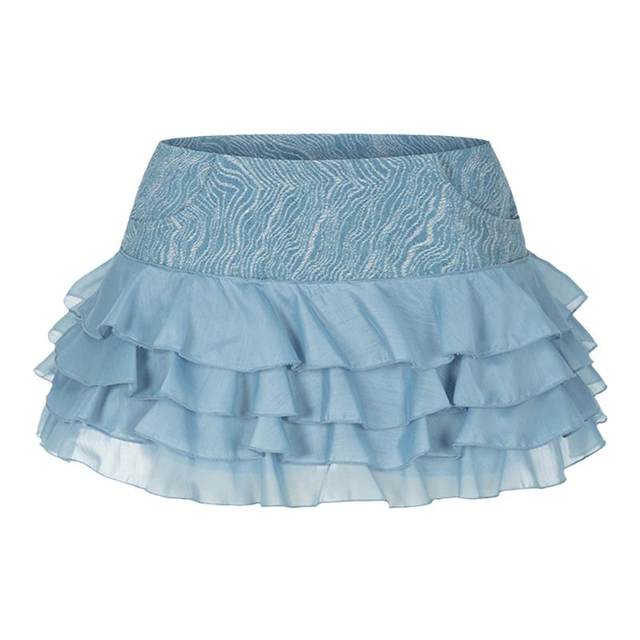 Hirvio Water Wave Denim Slot Lule Skirt 2024 Summer Summer New Summer ...